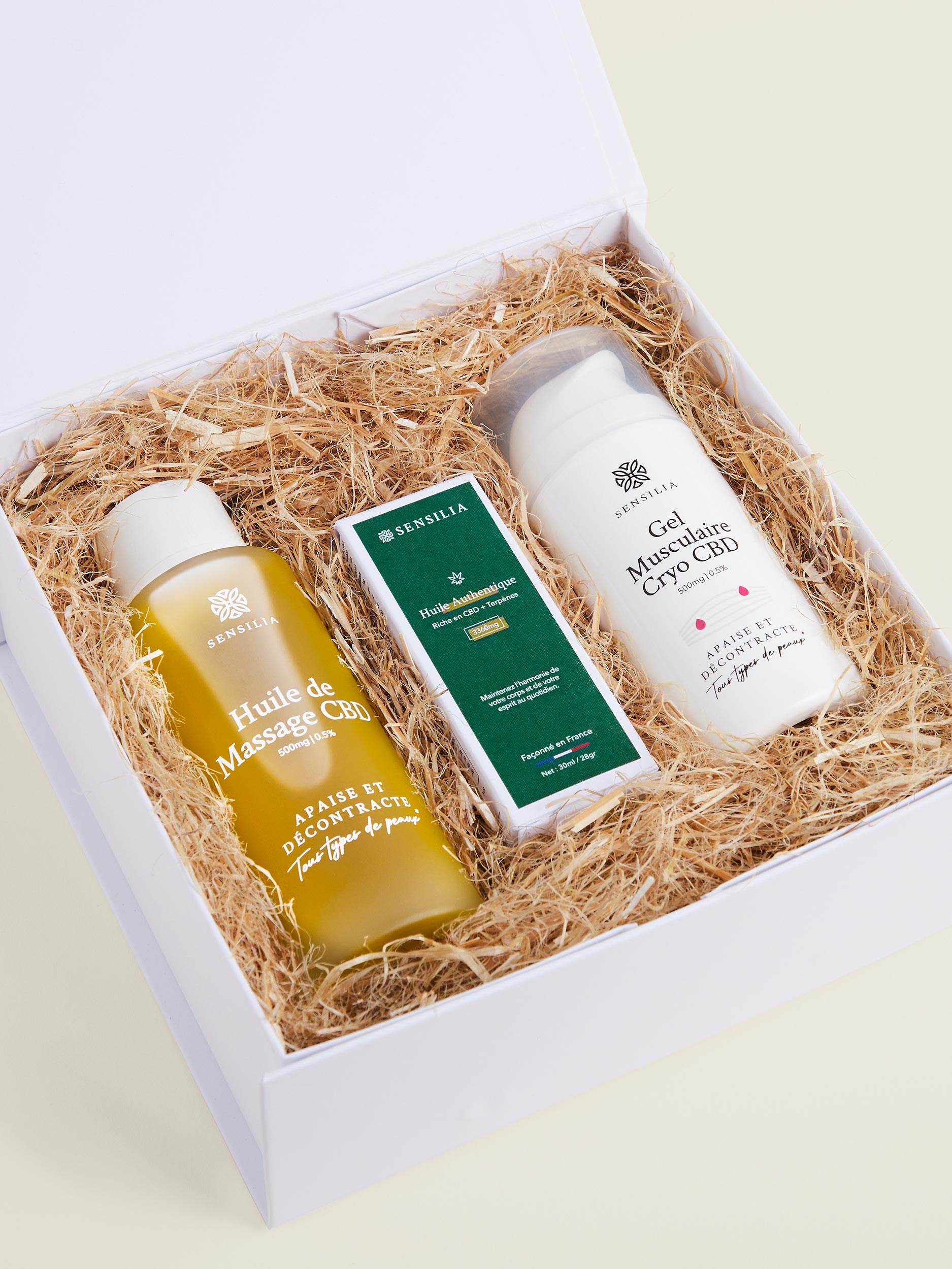 Coffret CBD Réparation/Hydratation (BIO) | Laboratoire Sensilia